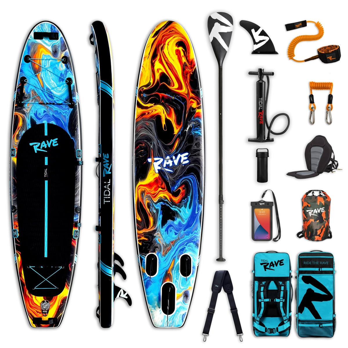 Tidal Rave™ ACRYLIC - (Limited Edition) 10’6 Inflatable Paddle Boards ...