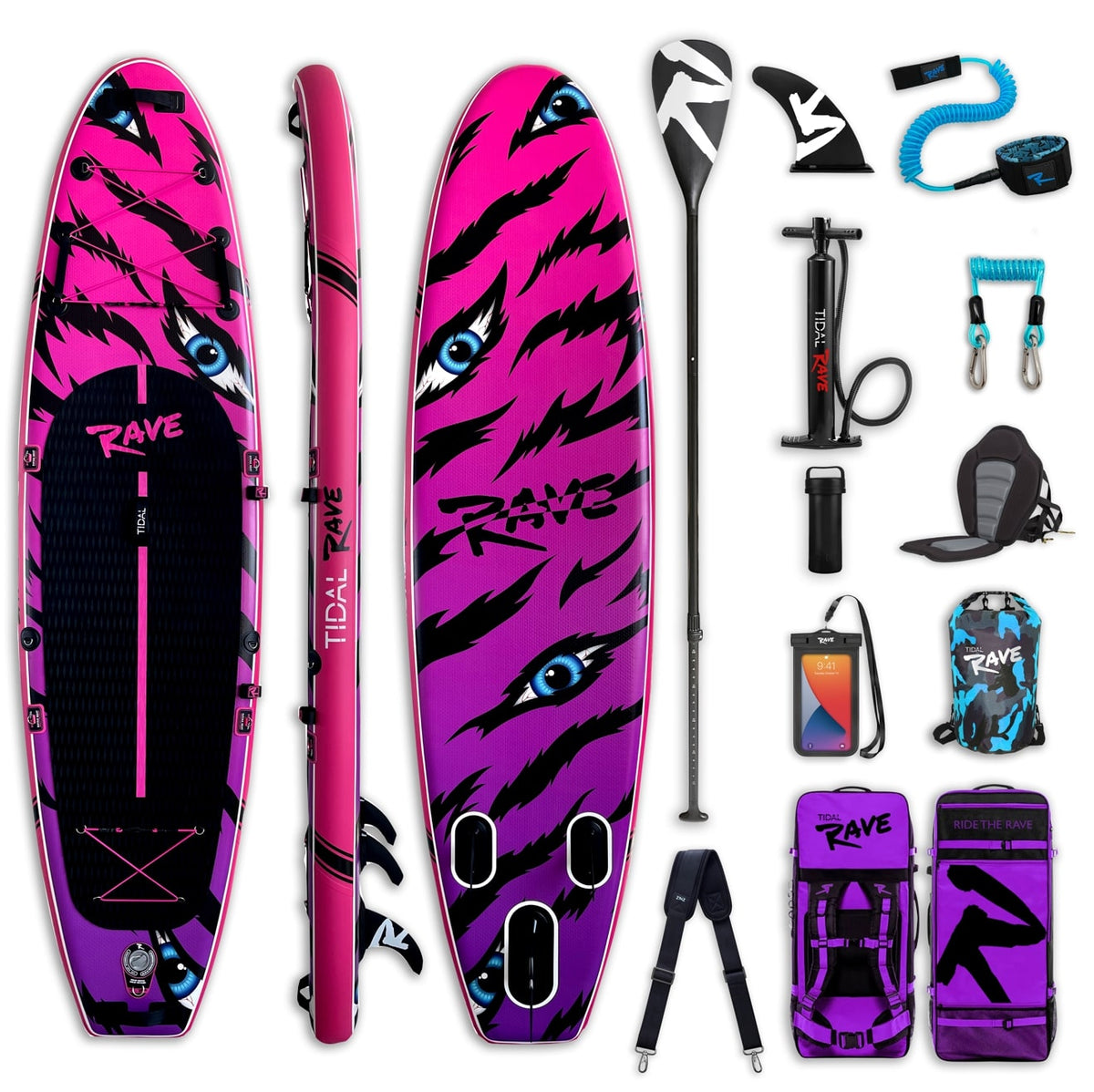 Tidal Rave™ ACRYLIC - (Limited Edition) 10’6 Inflatable Paddle Boards ...