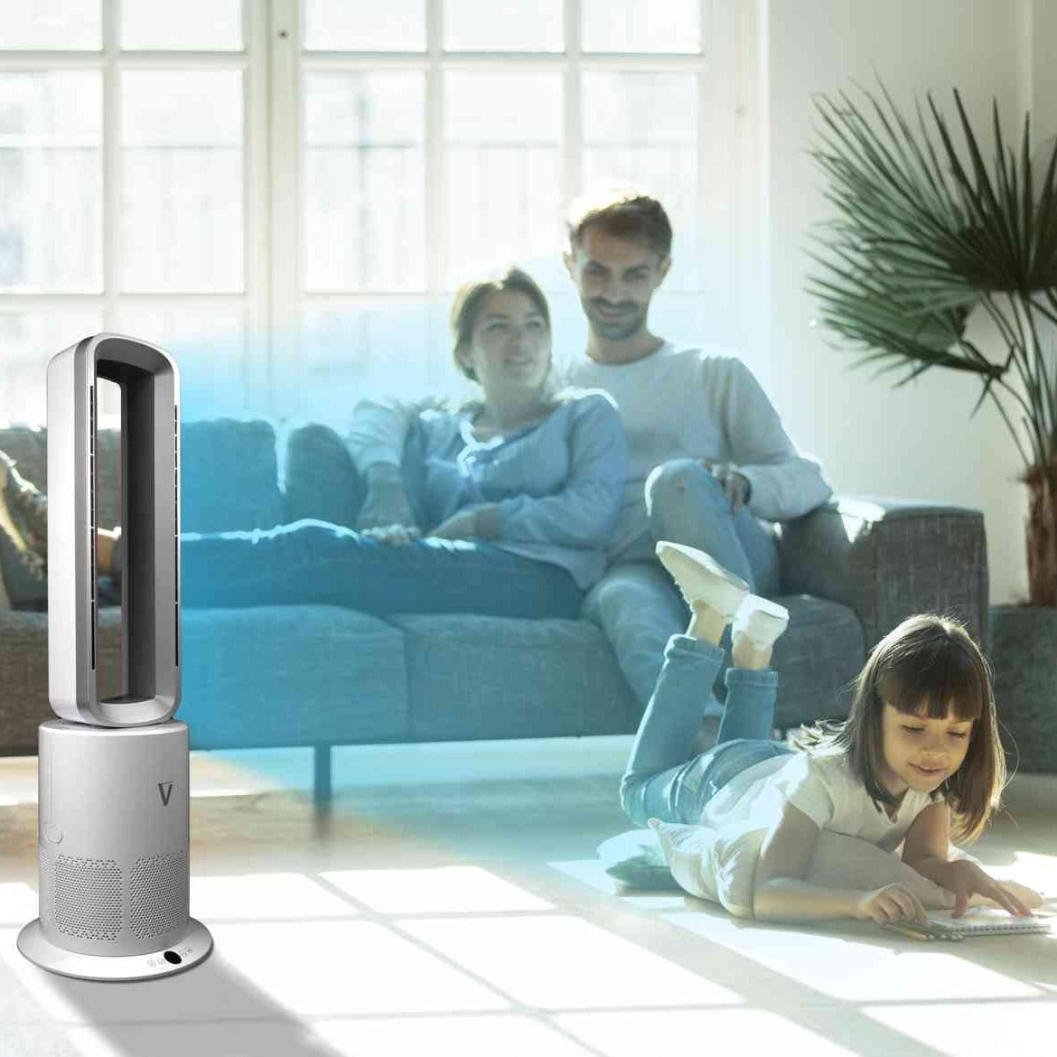 Vortex Air™ Cleanse - Bladeless Air Purifier (Hot + Cool Fan) - HotSnap